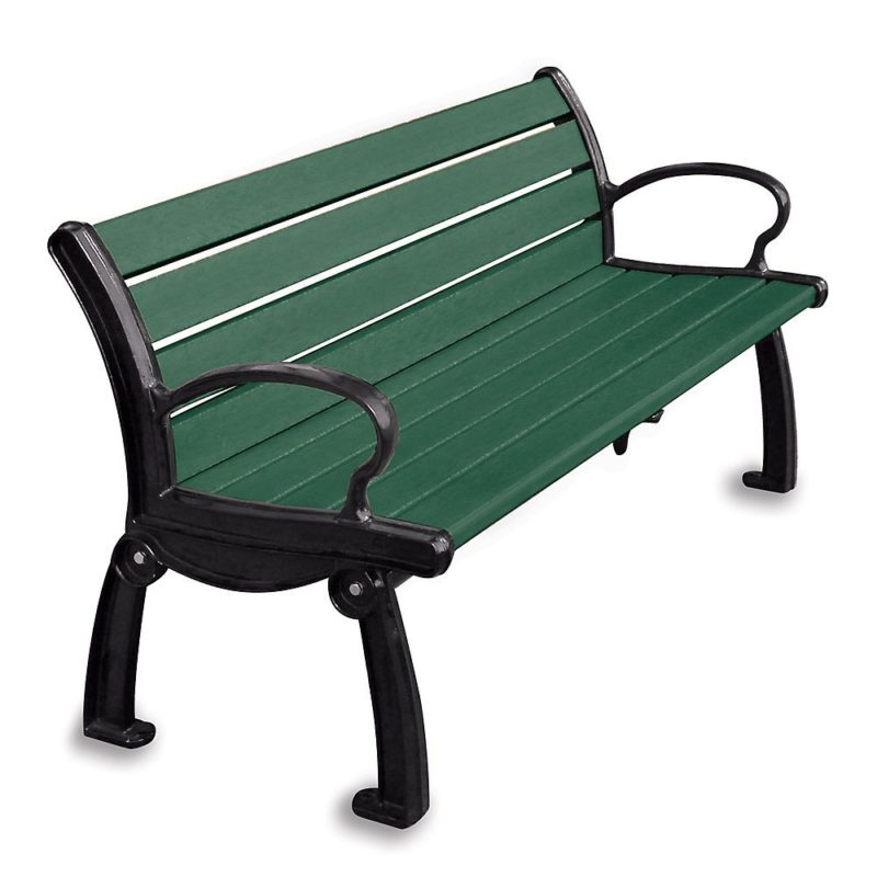 Heritage Recycled Plastic Bench - Park Warehouse