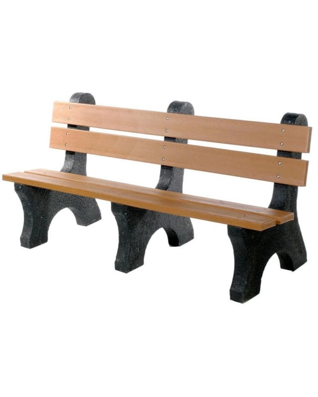 Colonial Recycled Plastic Bench - Park Warehouse