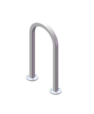 Inverted U Bike Rack - Contemporary - 2" Square Tube - Double Sided ...