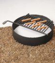 18" High Fire Ring - With Grate - 300 Sq In - Park Warehouse