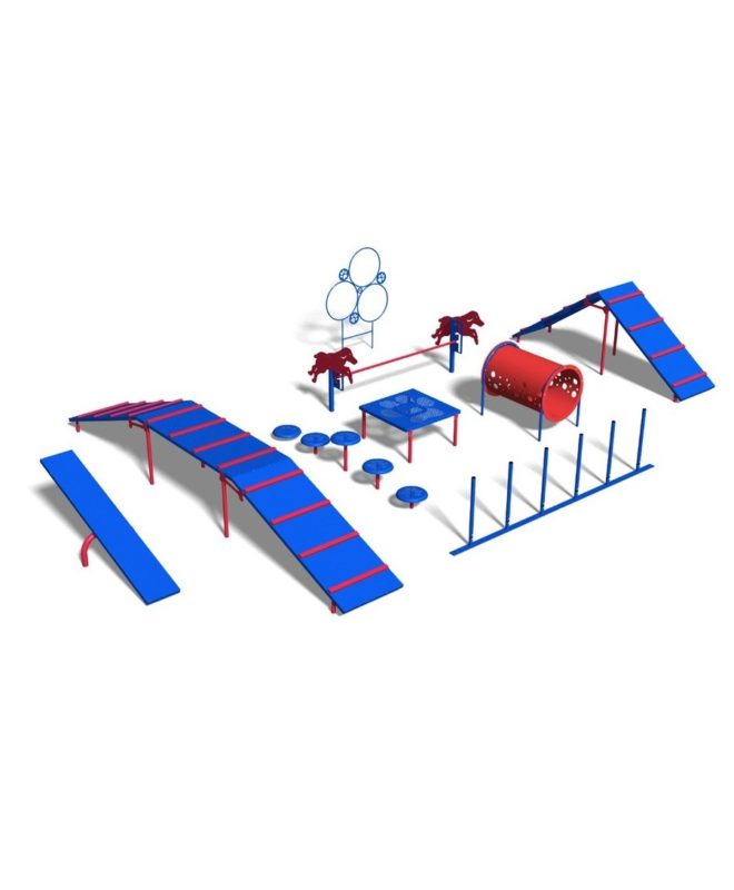 Expert Agility Dog Park Kit - BarkPark - ParkWarehouse.com