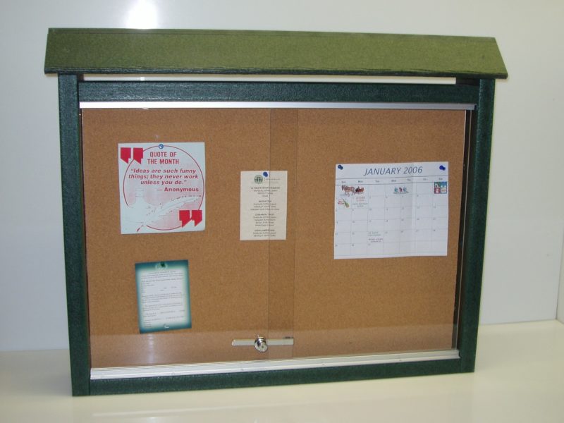 Recycled Plastic Message Center - Medium - Park Warehouse