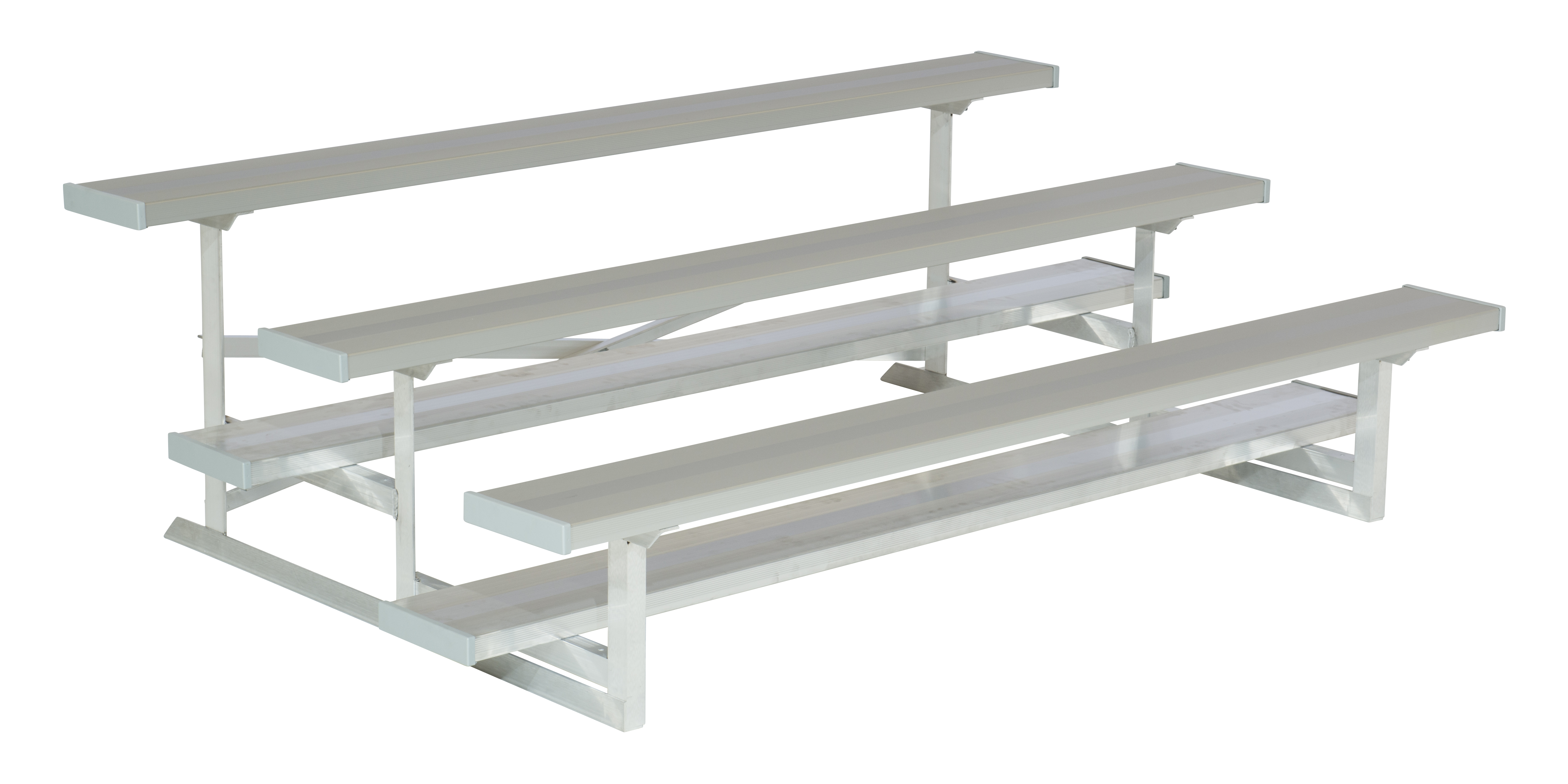 3 Row Bleacher - Aluminum Frames - Park Warehouse