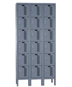 6-Tier Lockers - Maximum Density Lockers - Park Warehouse
