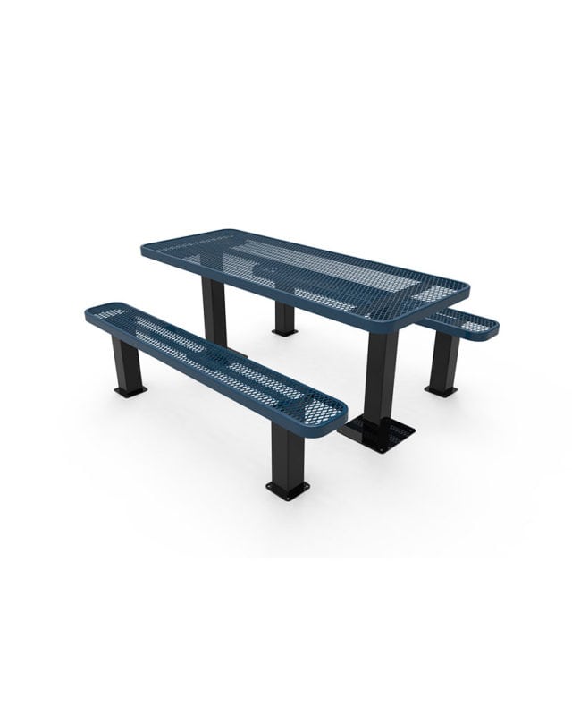 Rectangular Independent Picnic Table - ParkTastic - Park Warehouse