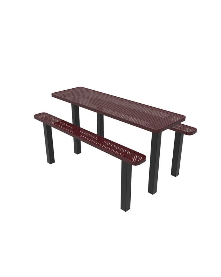 Rectangular Independent Picnic Table - ParkTastic - Park Warehouse