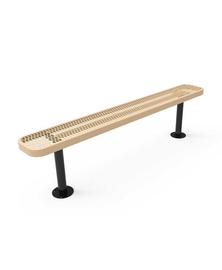 Standard Backless Park Bench - ParkTastic - Park Warehouse