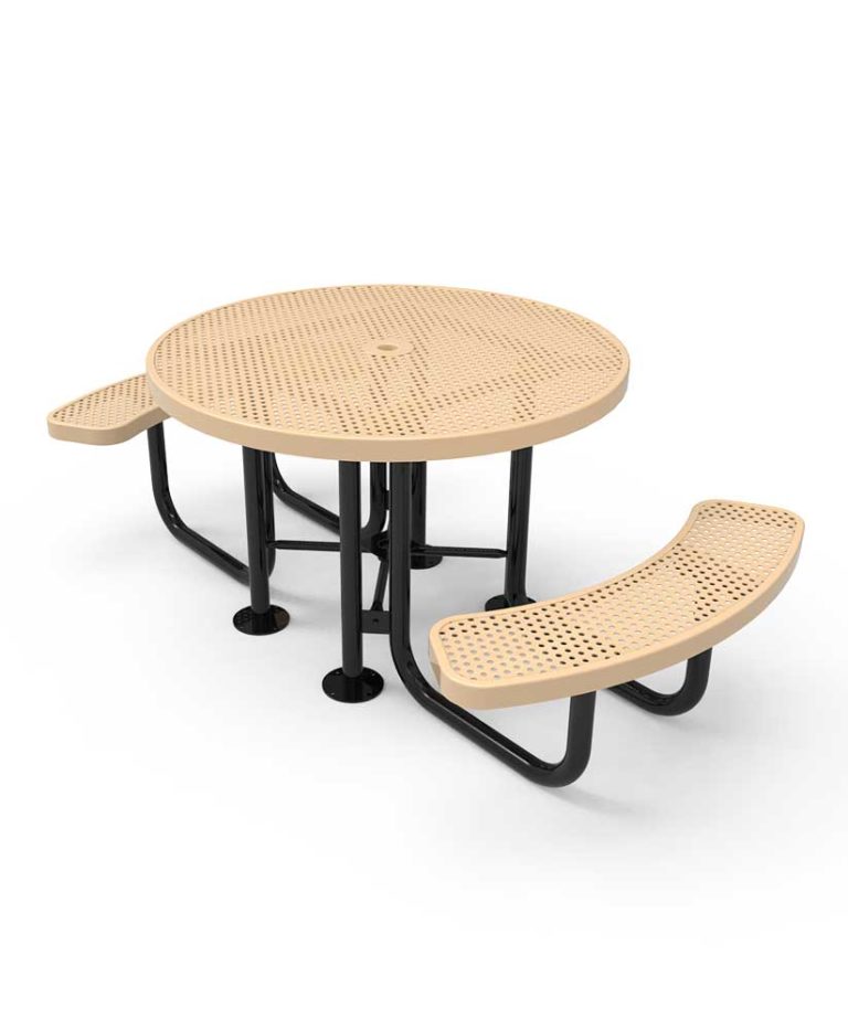 46" Round Portable Picnic Table - ParkTastic - Park Warehouse