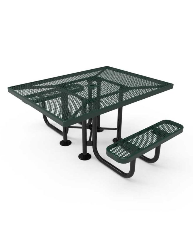46" Square Portable Picnic Table - ParkTastic - Park Warehouse