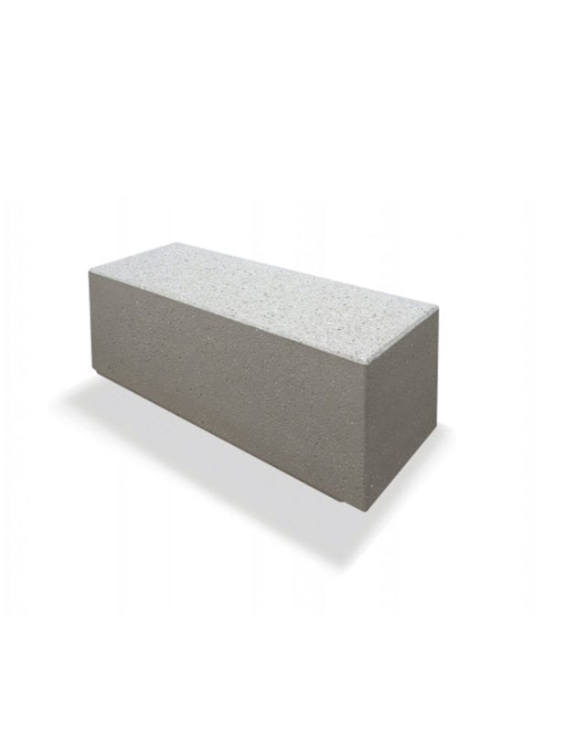 Solid Rectangular Concrete Bench - 4ft - Park Warehouse