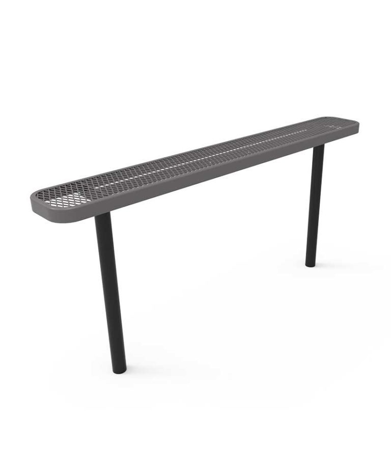 Standard Backless Park Bench - ParkTastic - Park Warehouse