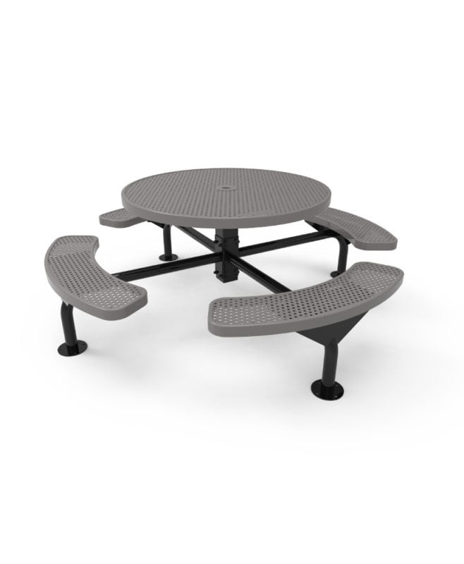 46" Nexus Round Pedestal Picnic Table - ParkTastic - Park Warehouse