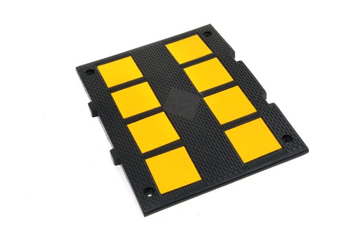Speed Hump - Molded Rubber - 10-15 MPH - 18 3/4" Wide x 1 1/8" Tall ...