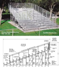 Aluminum Bleachers - Portable Bleachers - Park Warehouse
