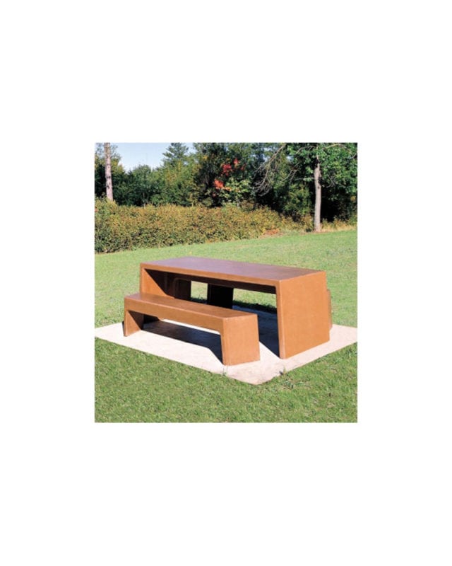 Free Standing Series - Picnic Table - 7ft - Rectangular - Concrete ...