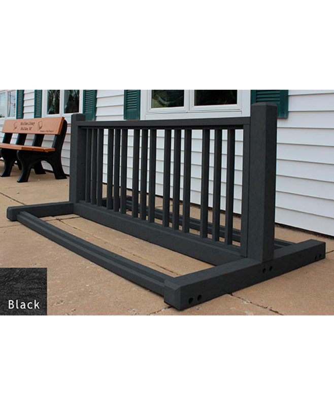 10 Slot - Bike Rack - Recycled Plastic - Park Warehouse