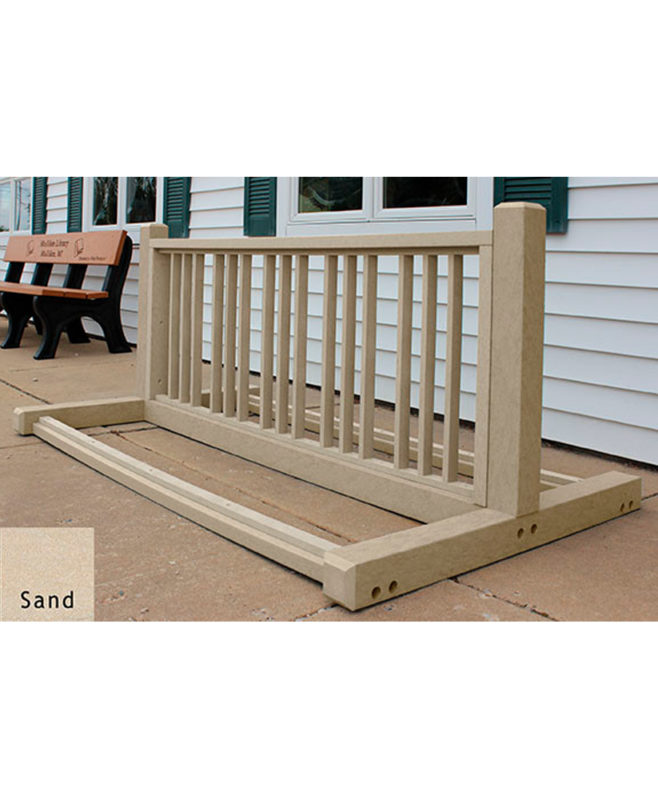 10 Slot - Bike Rack - Recycled Plastic - Park Warehouse