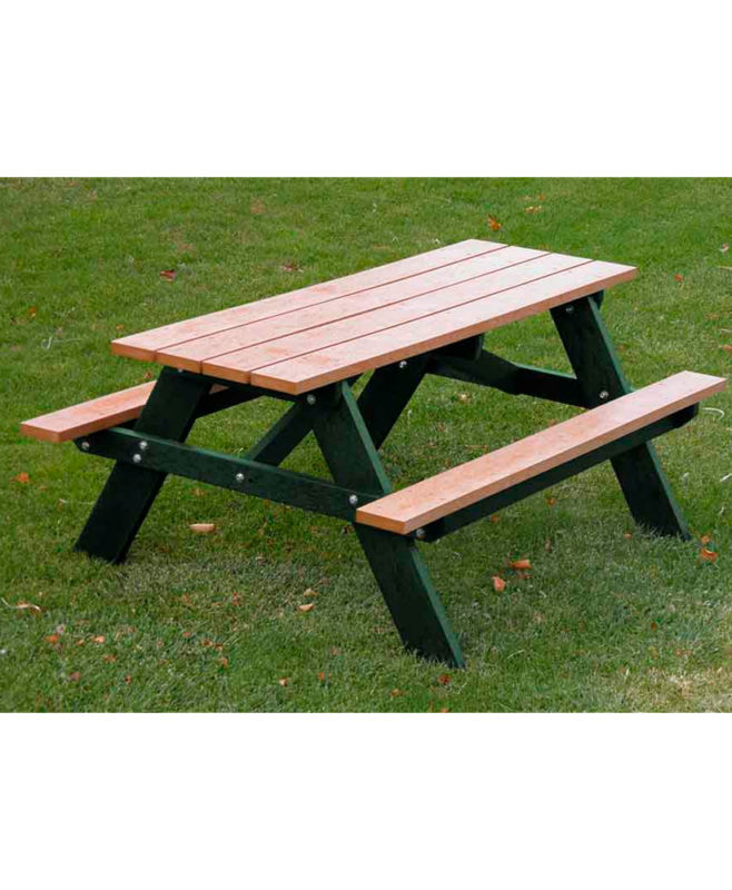 5ft - Economizer Childrens Picnic Table - Rectangular - Recycled Plastic - Park Warehouse