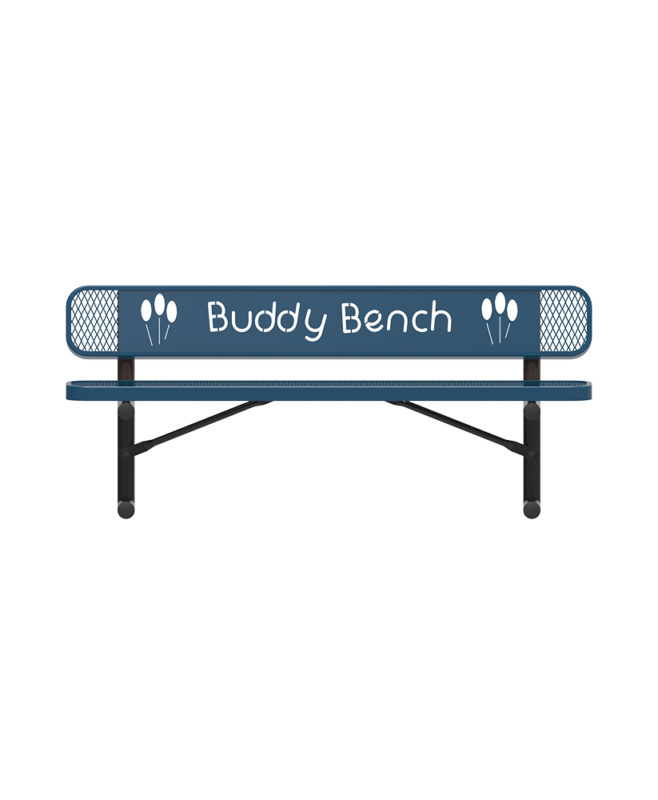 Steel Series - Buddy Bench - ParkTastic - Park Warehouse