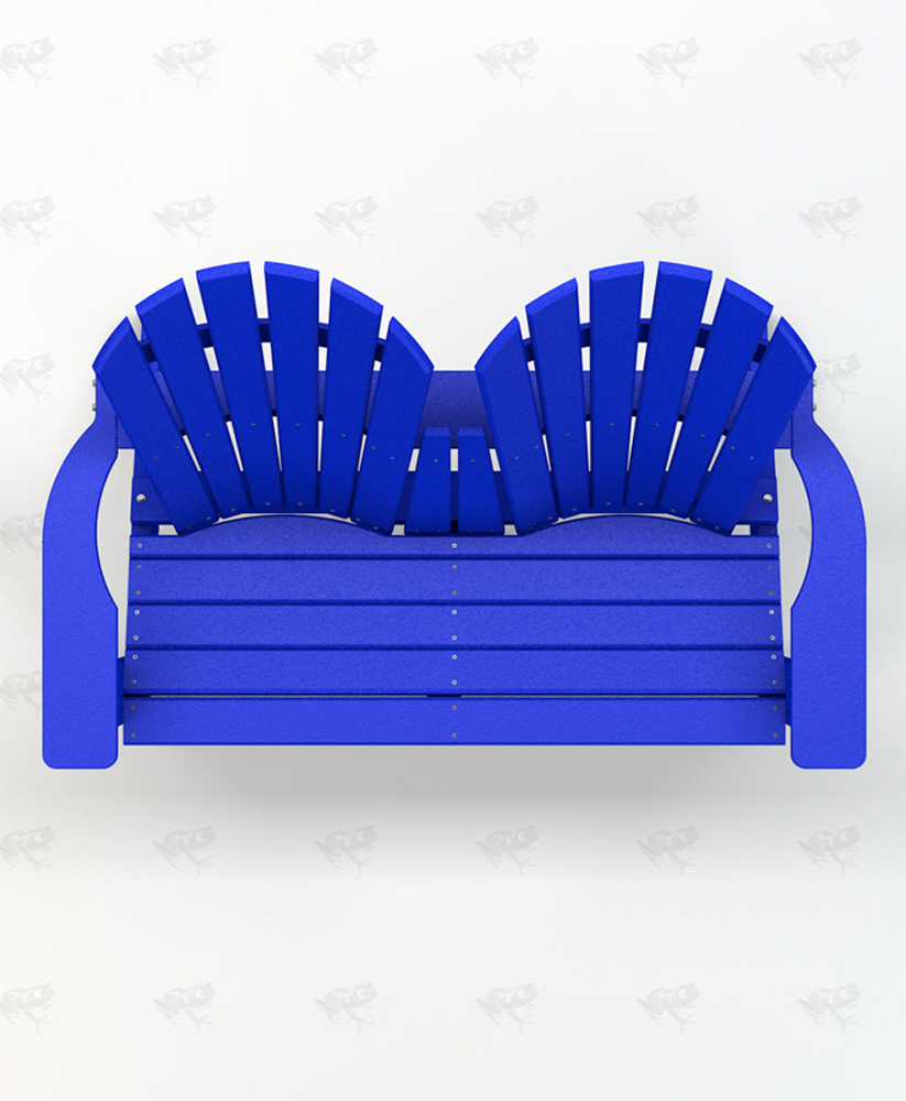 Riviera Series - Adirondack Bench - 2 Seat - Recycled Plastic - Park ...