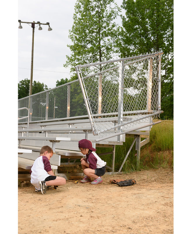 5 Row - Galvanized Steel Frame - Aluminum Bleachers - Non-Elevated ...