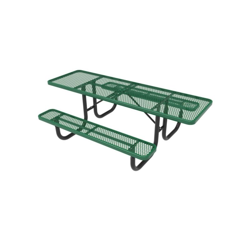 E-Series 8ft Heavy Duty Rectangular ADA Picnic Table - Park Warehouse
