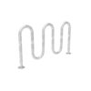 7 Bike Contemporary Loop Rack - Galvanized - Park Warehouse