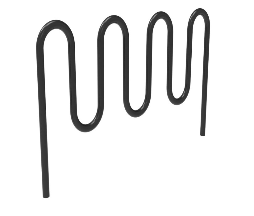 9 Bike Contemporary Loop Rack - Park Warehouse