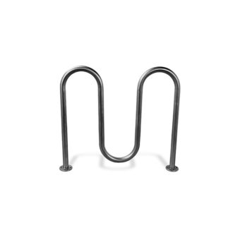 5 Bike Wave Rack - Stainless Steel - Park Warehouse