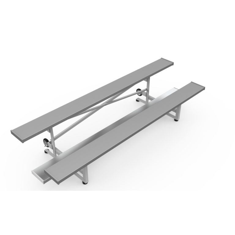 2 Row Tip And Roll Bleacher - Baseline Series - Park Warehouse