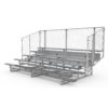 5 Row Aluminum Bleachers - Baseline Series - Park Warehouse