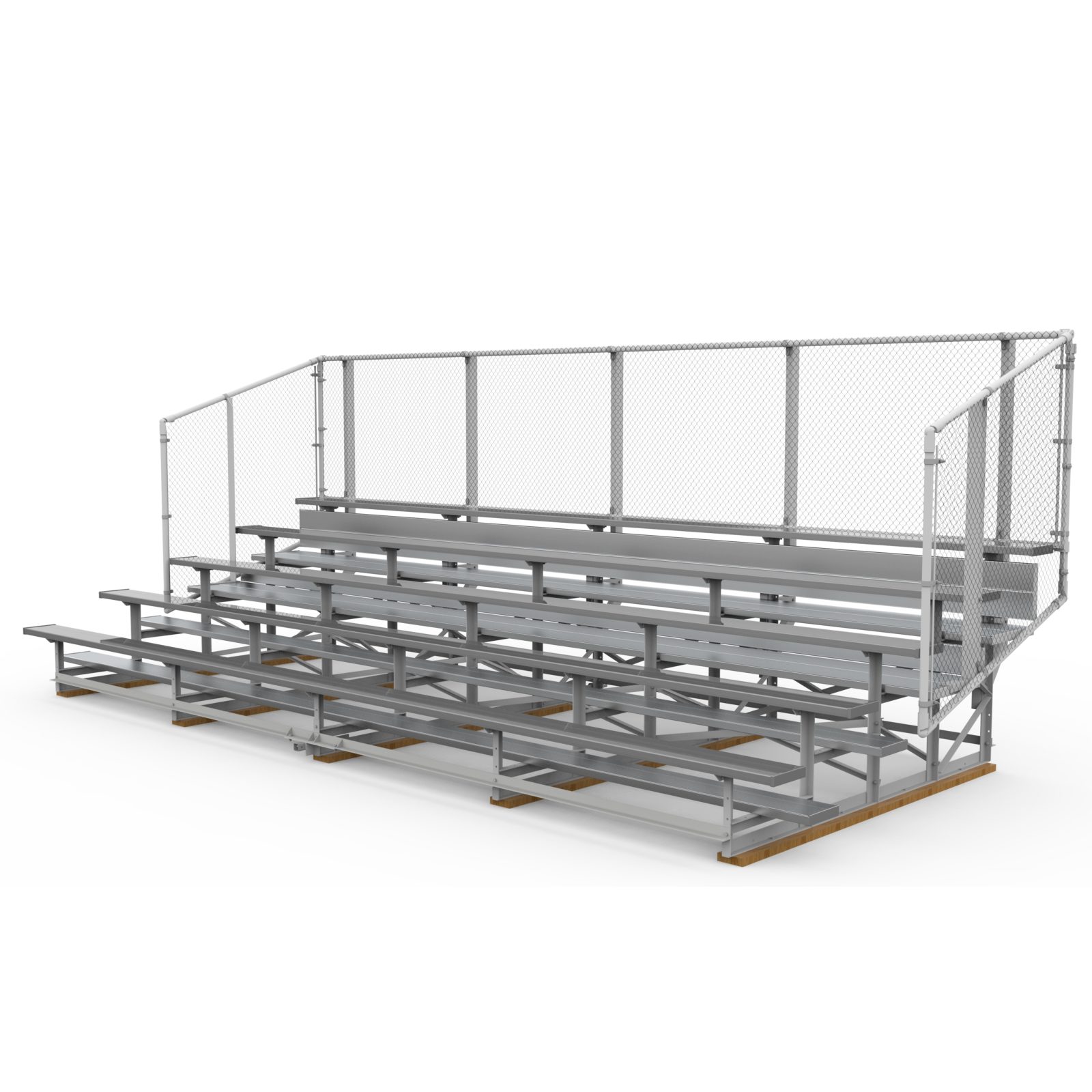 5 Row Transportable Bleacher - Baseline Series - Park Warehouse