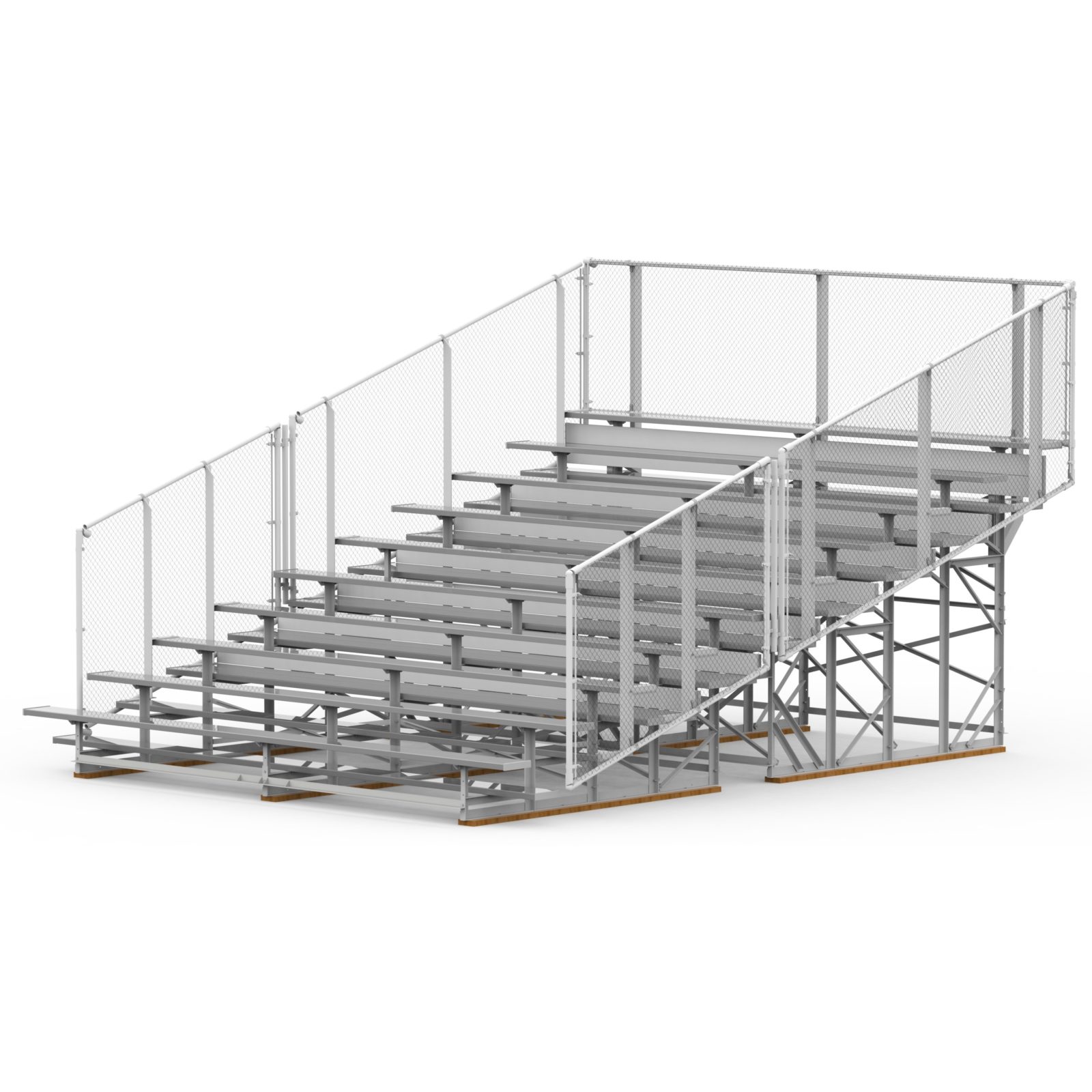 10 Row Transportable Bleacher - Baseline Series - Park Warehouse